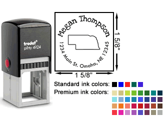 Nebraska Address Stamp
