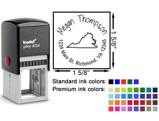Virginia Address Stamp